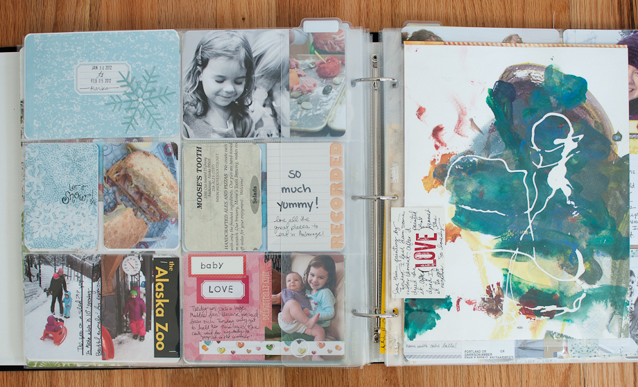 A few Project Life Spreads – Life in Color Photo
