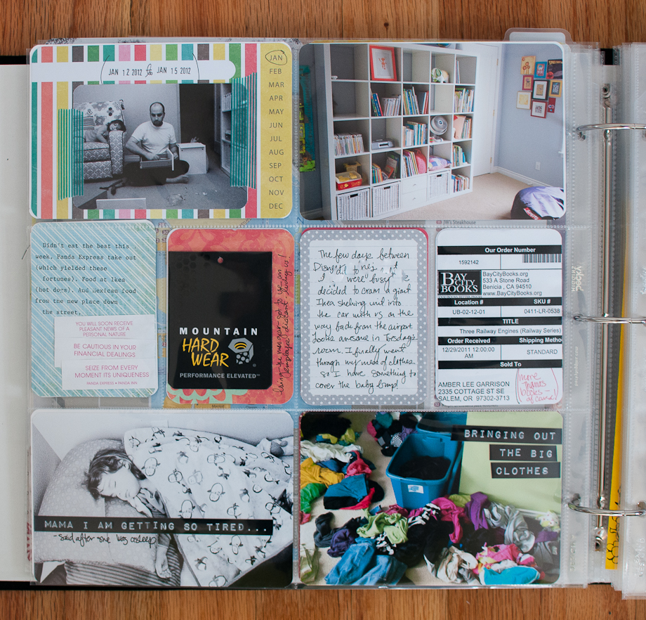 A few Project Life Spreads – Life in Color Photo