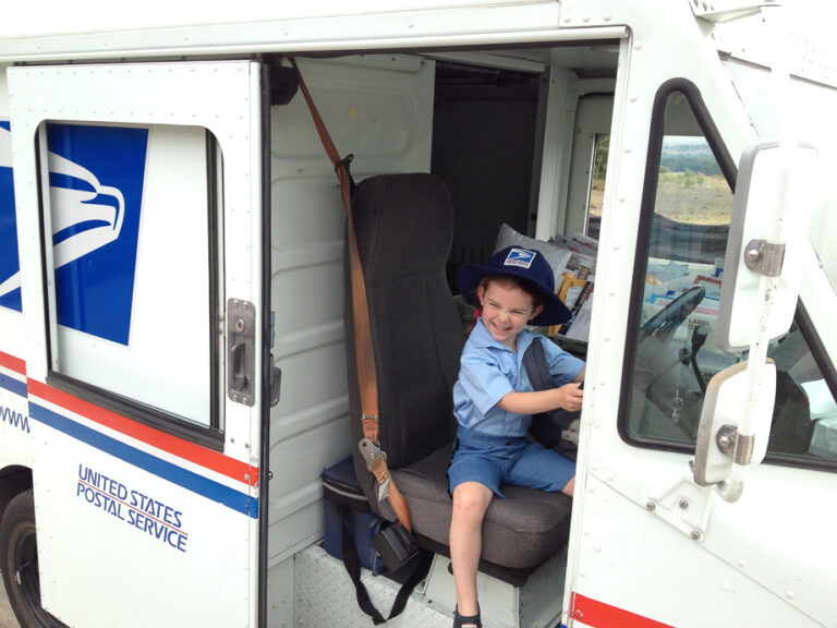 Our little Mail Carrier – Life in Color Photo