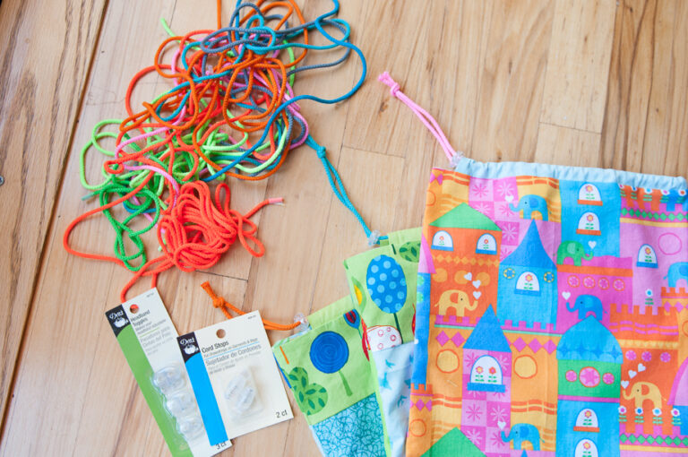 Draw string bag tutorial (and giveaway!) – Life in Color Photo