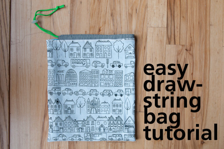 Draw string bag tutorial (and giveaway!) – Life in Color Photo
