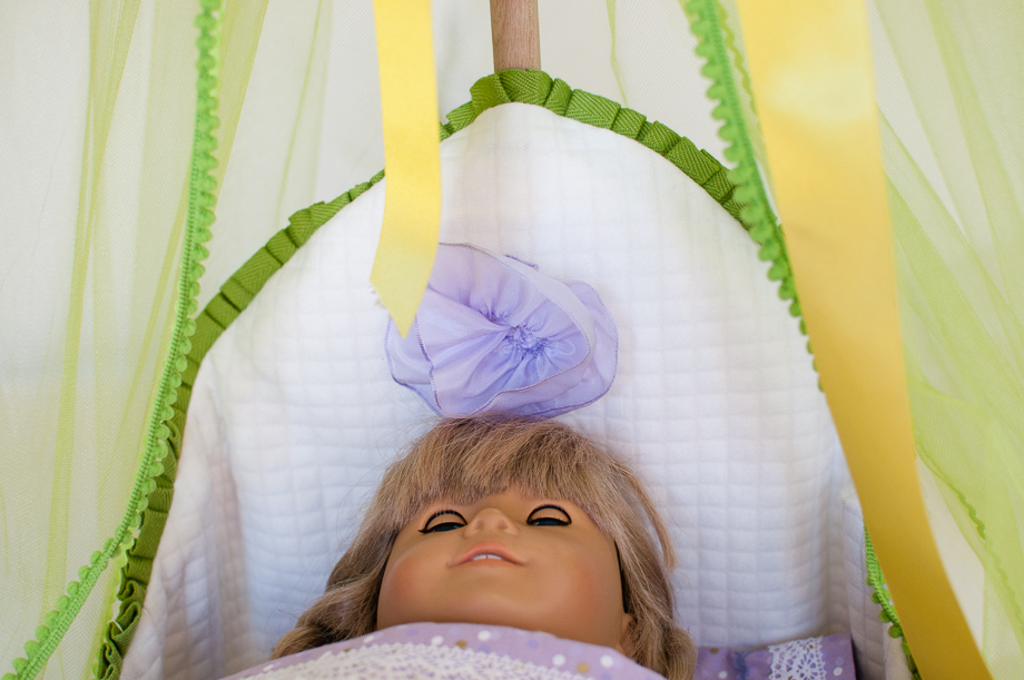 American Girl doll bed making – super fancy style – Life in Color Photo